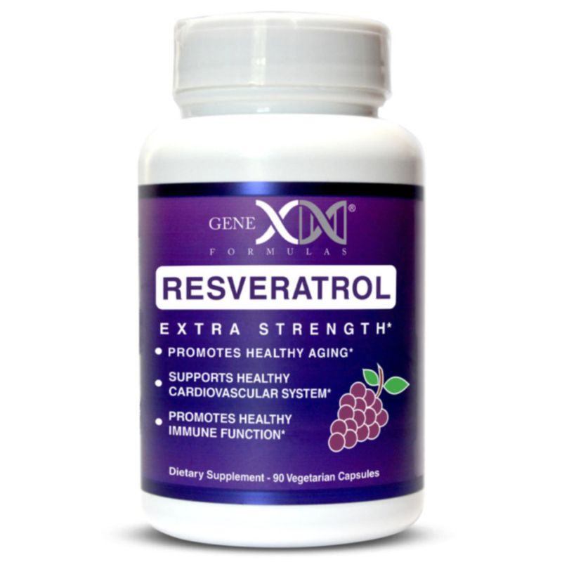 Genex Formulas Resveratrol Extra Strength 1500mg 90 Tablets, 1 Pack ...