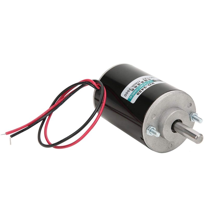 High Torque DC Motor 12V 3500RPM Permanent Magnet Motor High Speed CW ...