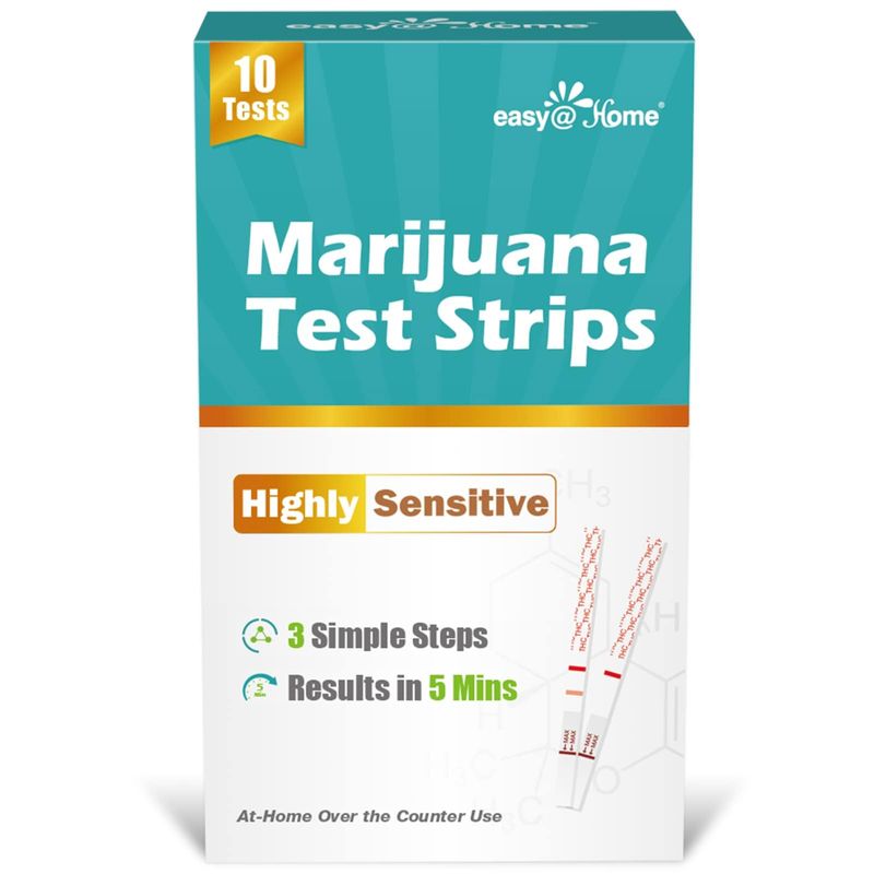 Easy@Home THC Test Strips: Urine Test Kit - Detect Metabolites in Urine ...