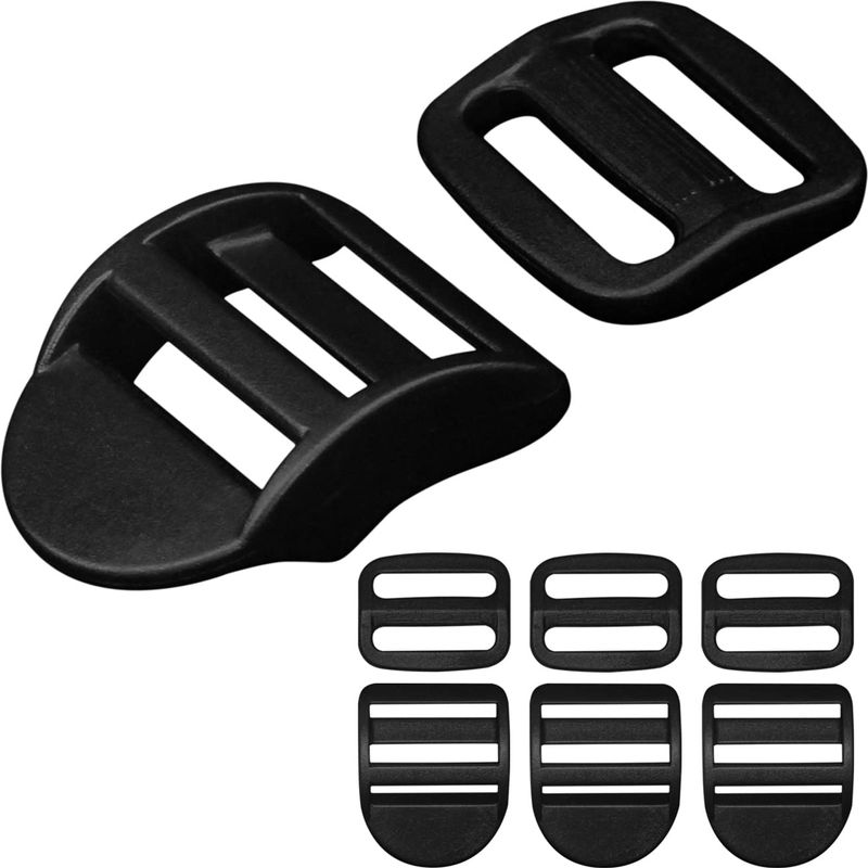 LASIGHT Ladder Slider Buckle for 1" Webbing: 4 Set Plastic Ladder Lock ...