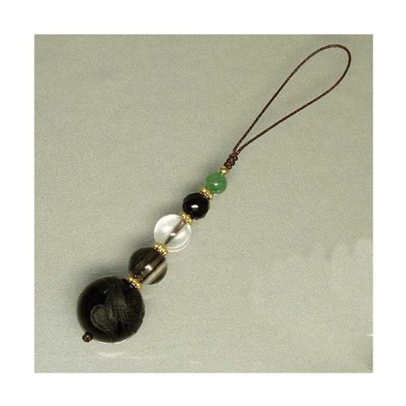 Power Stone natural stone strap Dragon and 鳳凰 should (,) carved Onyx ...