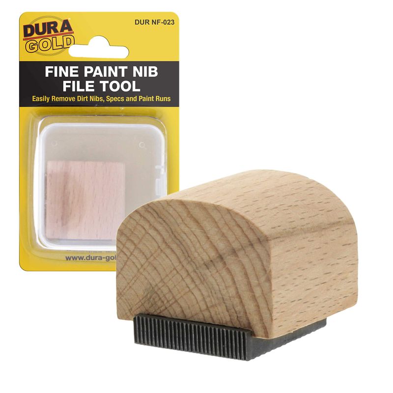 Dura-Gold - Fine Paint Nib File Tool - Fix Paint Imperfections, Shave ...