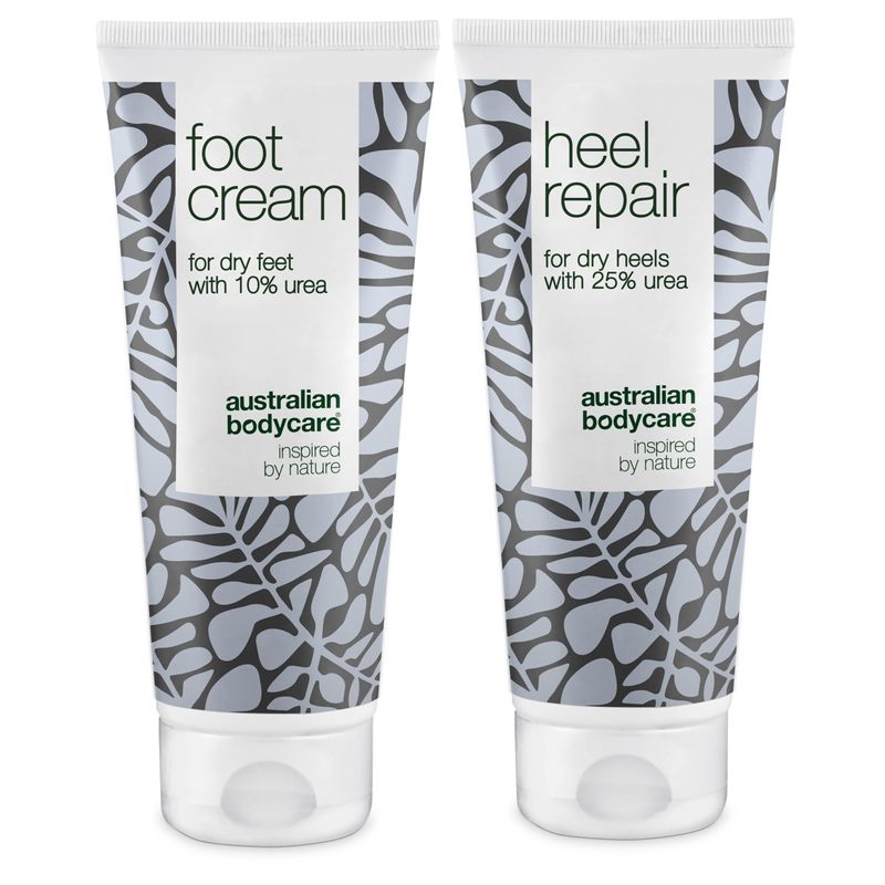 Foot Care Duo for Dry Feet and Cracked Heels - Moisturizing Foot Cream ...