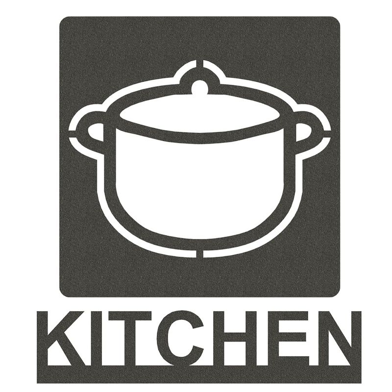 AllBright Kitchen Sign Plate Pictogram Room Sign Door Sign Sign Sign ...