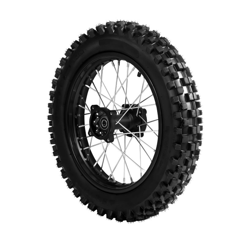 FXEIPOL 14 Inch Rear Wheel Rim Tire 90/100 Rear Tire Rim Assembly Dirt ...