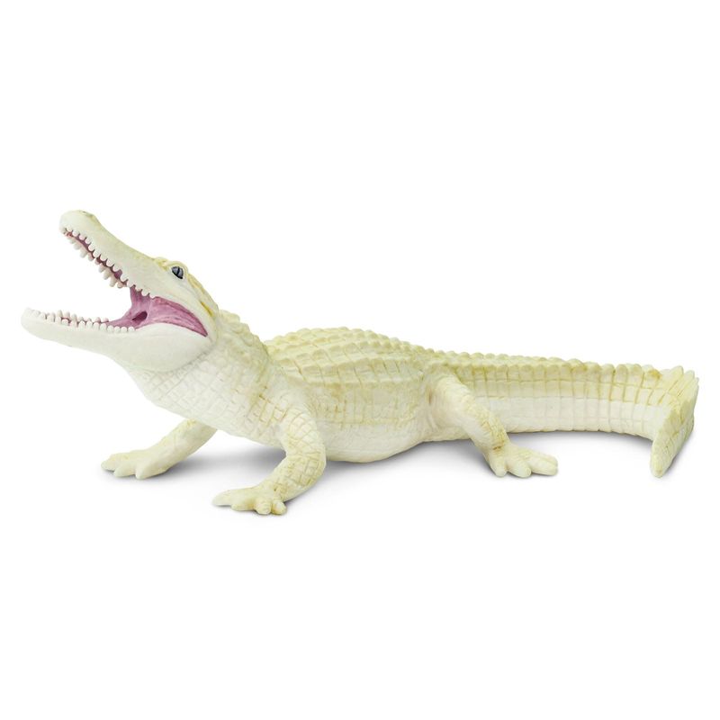 Safari Ltd. White Alligator Figurine - Realistic 6" Hand-Painted ...
