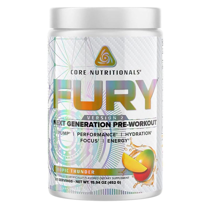 Core Nutritionals Fury V2: Pre-Workout Powder to Maximize Performance ...