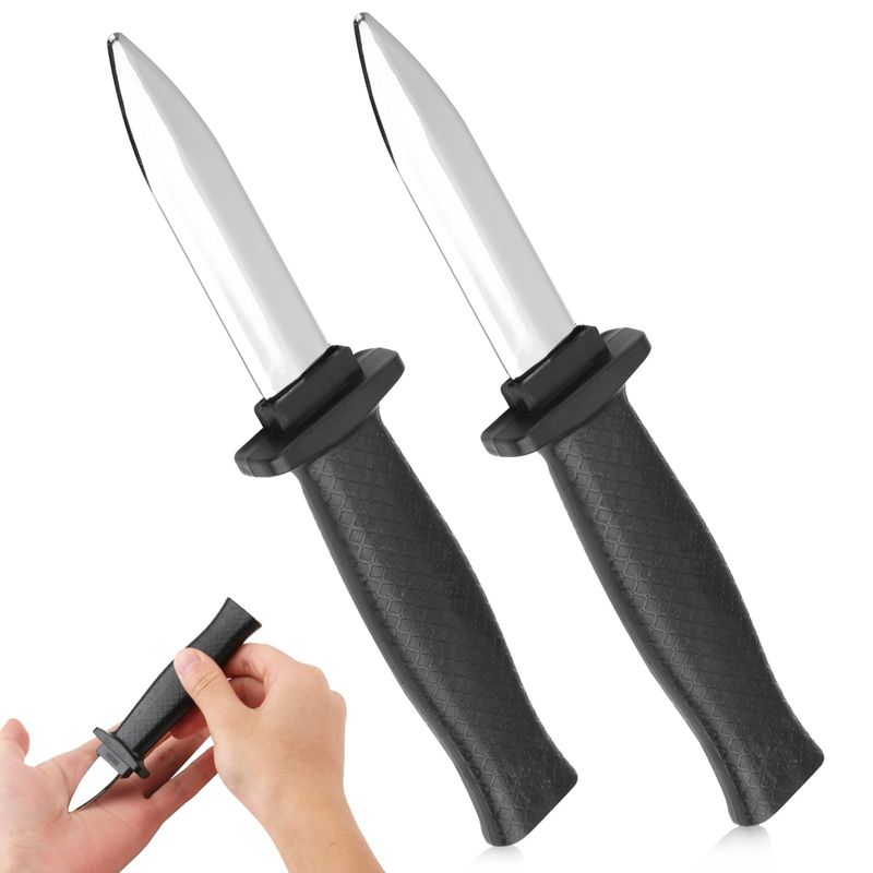 2 PCS Disappearing Dagger Knife, Fake Knife, Magic Tricks Prop for Kids ...