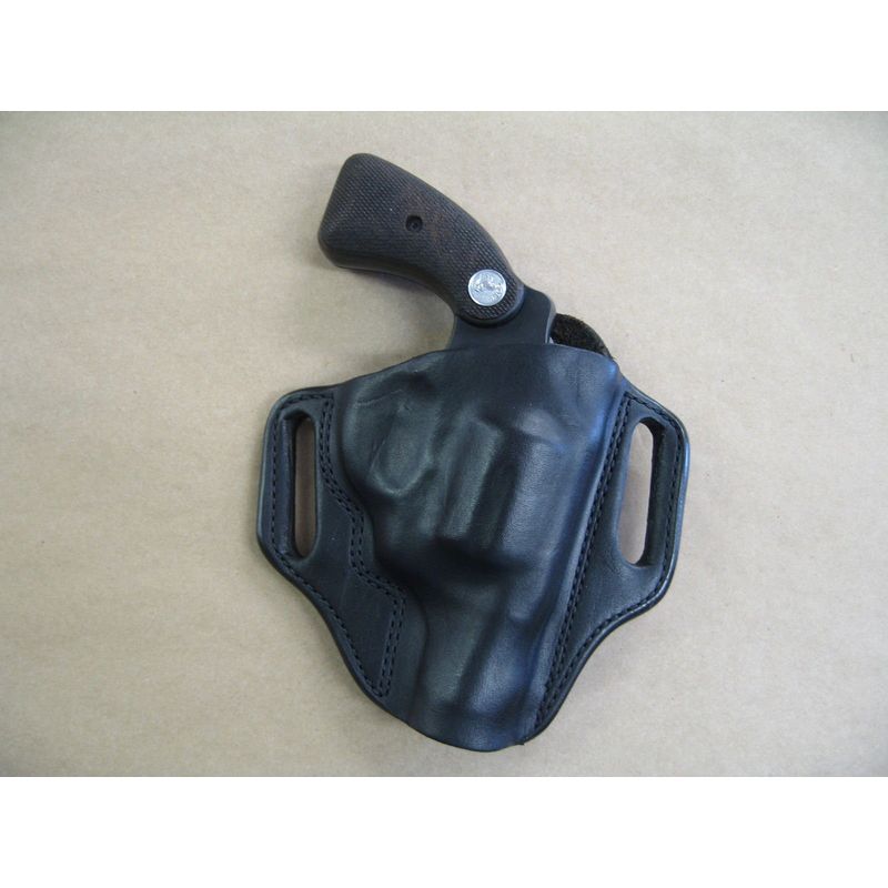 Colt Detective Special 6 Shot Revolver Leather 2 Slot Pancake Belt ...