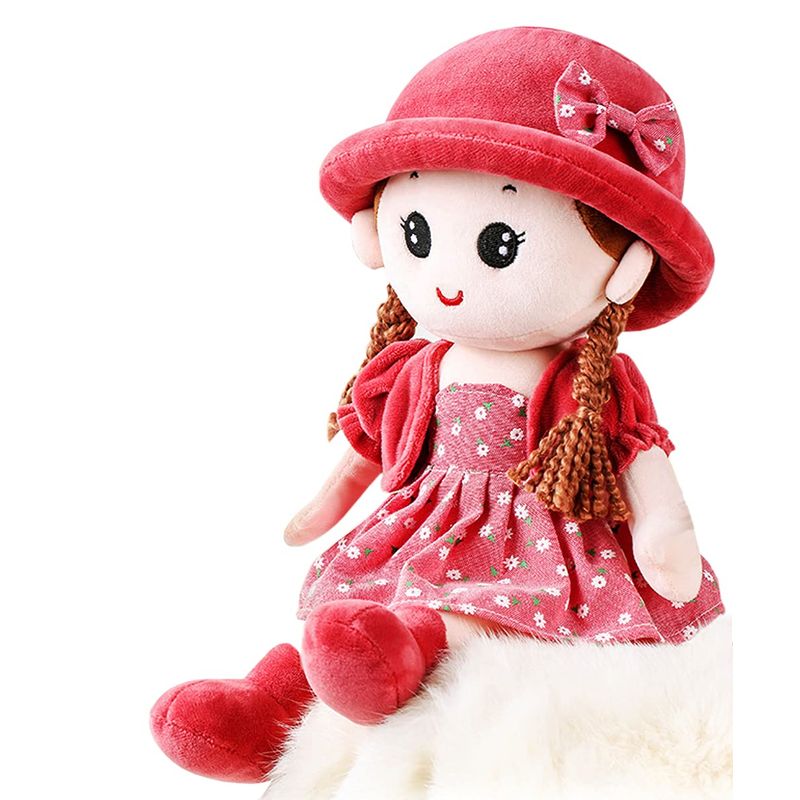 Adorable Baby Girl Rag Doll Soft Cuddly Ragdoll Princess Doll with ...