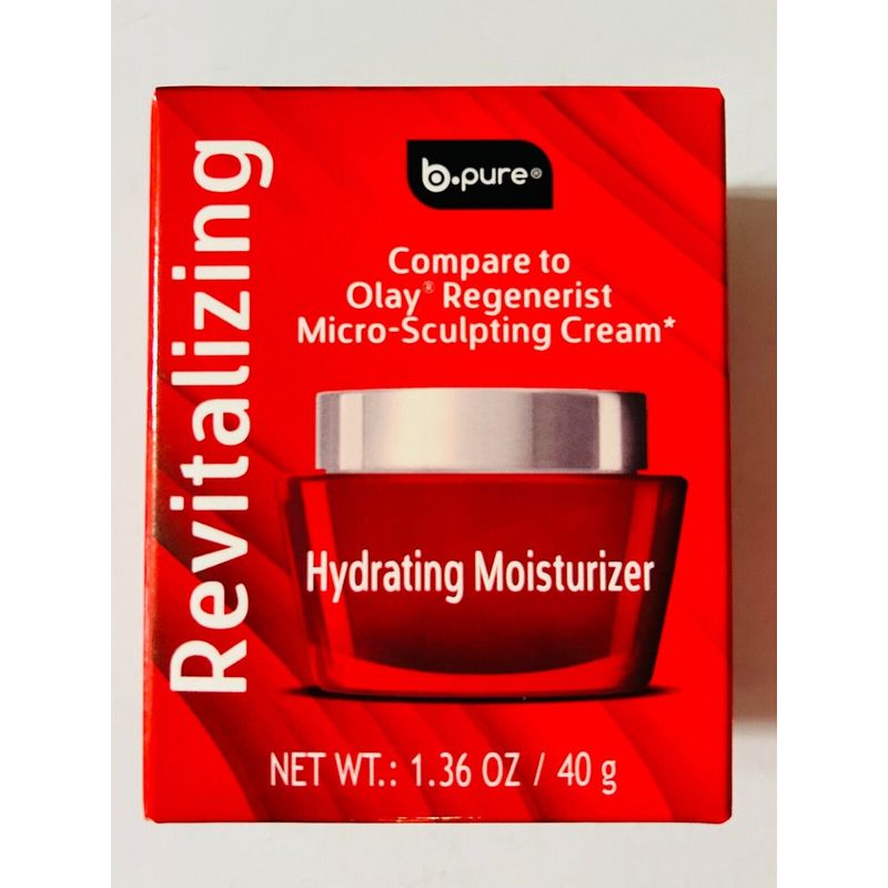 BPure Hydrating Face Moisturizer Compare Olay Regenerist Micro Cream 1. ...