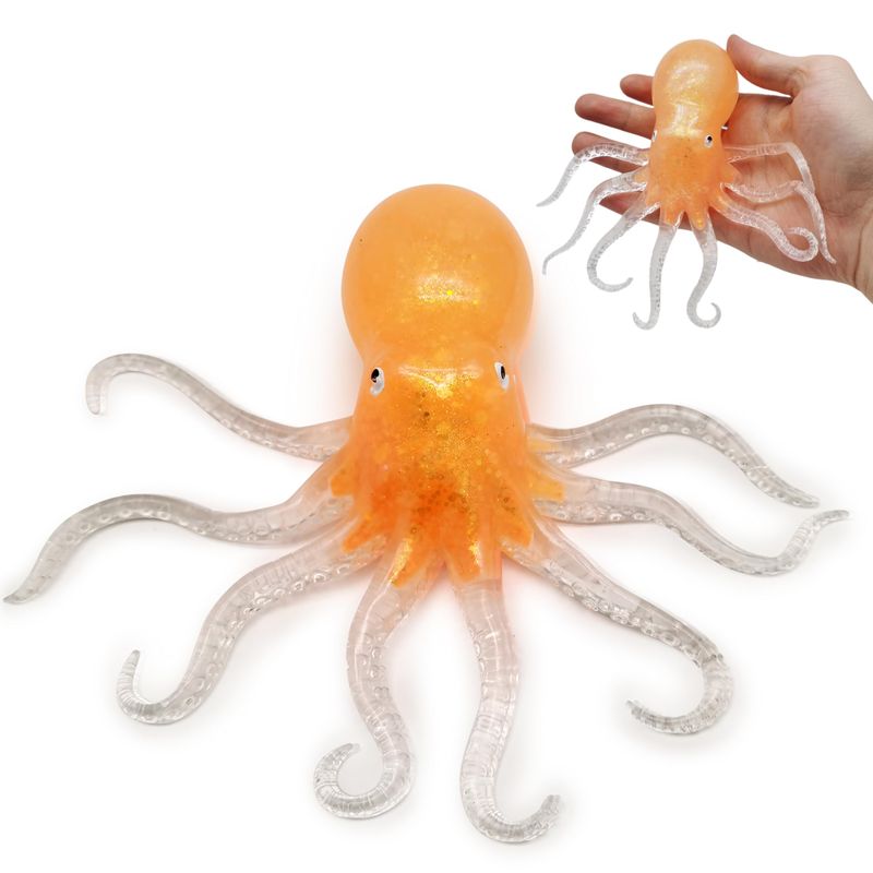 ZTATU Octopus Stress Balls for Kids Squishy Fidget Toys (1PCS) Sensory ...