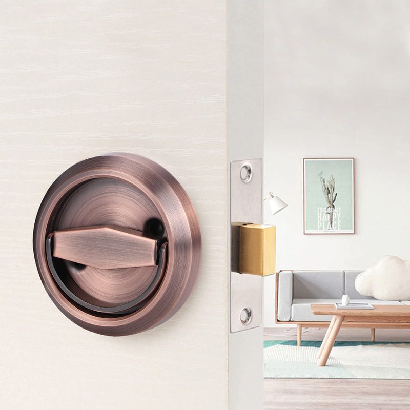 Storefront Double Keyed Deadbolt Lock with Thumb Turn, Stainless Steel ...