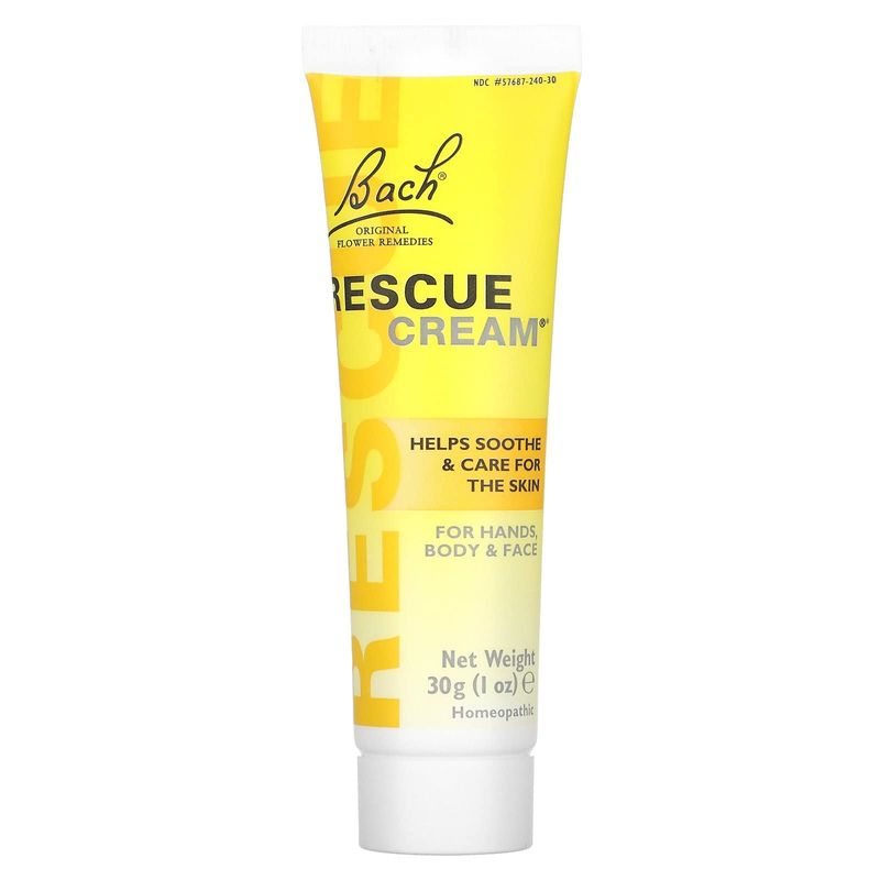Original Flower Remedies, Rescue Cream, 1 oz (30 g), Bach - Online ...