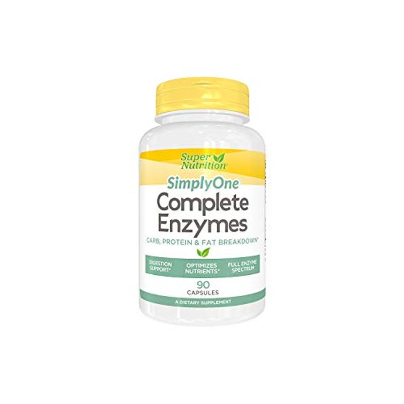 SuperNutrition Simply One Complete Enzyme Spectrum, Digestion Support ...