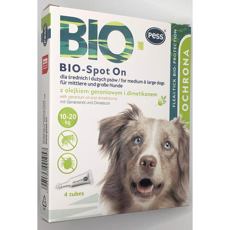 BIO-Spot On 4 Pipettes I Natural Tick and Flea Treatment I Tick ...