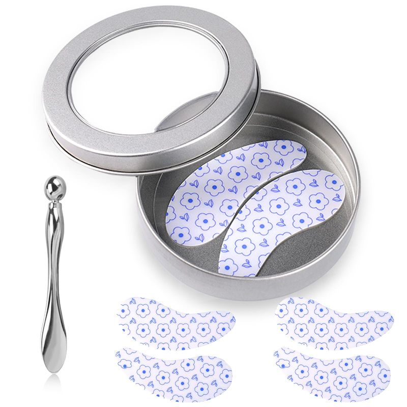 Reusable Eye Patches, 2 Pairs Silicone Under Eye Patches for Fine Lines ...