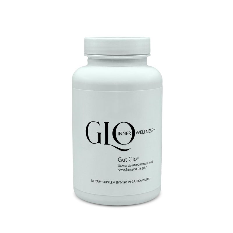 GLO Inner Wellness Gut Glo 4-in-1 Probiotic, Digestive Enzyme ...