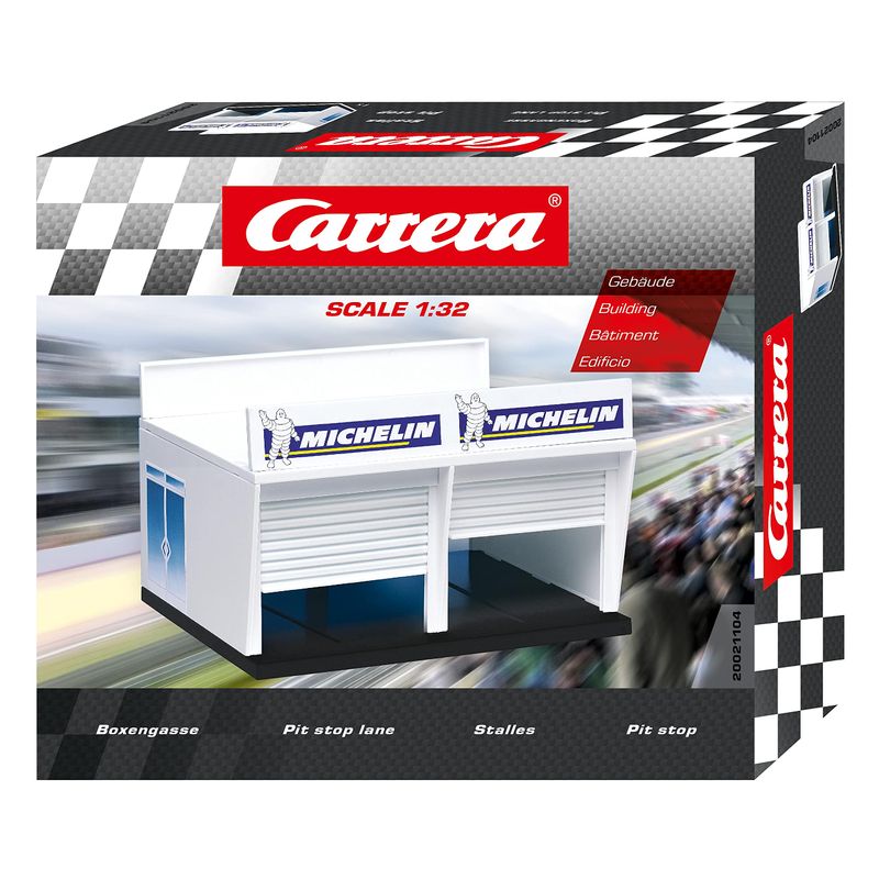 Carrera Pit Stop Lane Double Garage Building 1:32 scale 21104 , White ...
