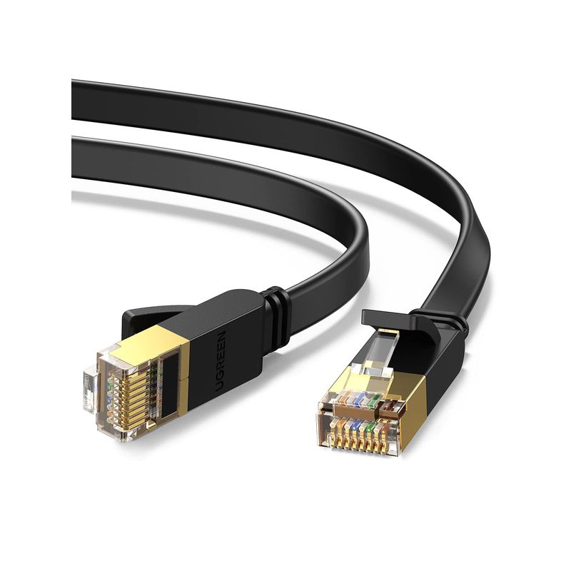 UGREEN Ethernet Cable 1M, Cat 7 Flat High-Speed Gigabit Network Cable ...