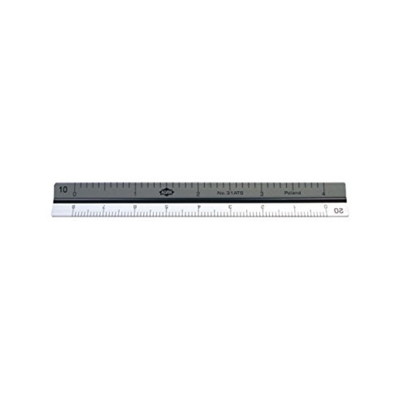 ALVIN Mini Aluminum Engineer Triangular Scale Ruler, Drawing and Design ...