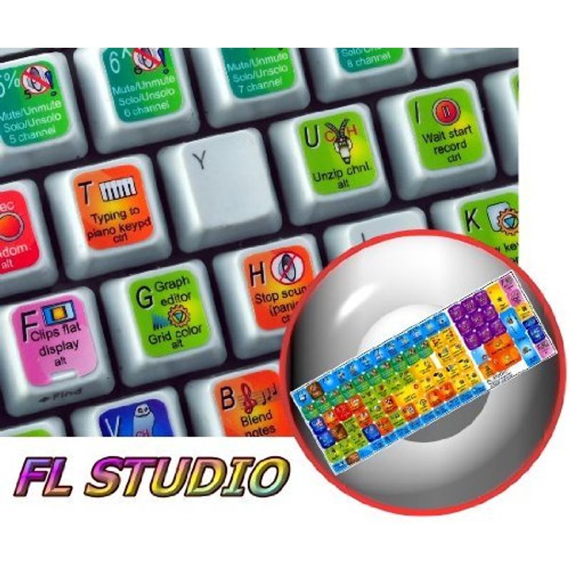 FL STUDIO KEYBOARD STICKERS - EveryMarket