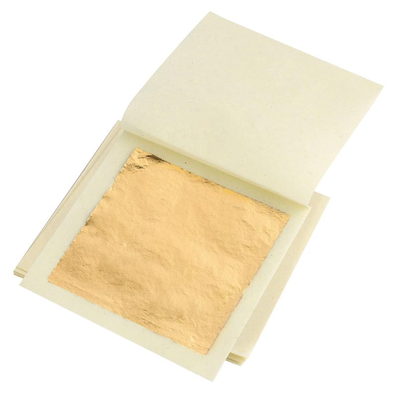 Edible Gold Leaf Edible Cake Decoration， 30 Sheet 24k Gold Leaf Leafing ...