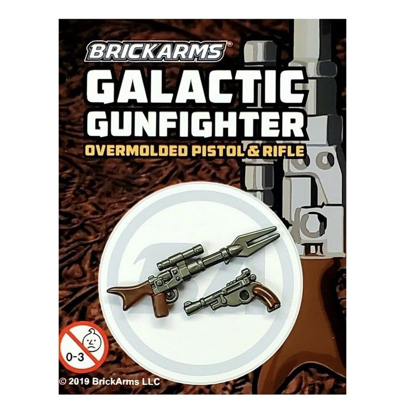 BrickArms Galactic Bounty Hunter Reloaded Pistol & Rifle Weapon Gun for ...