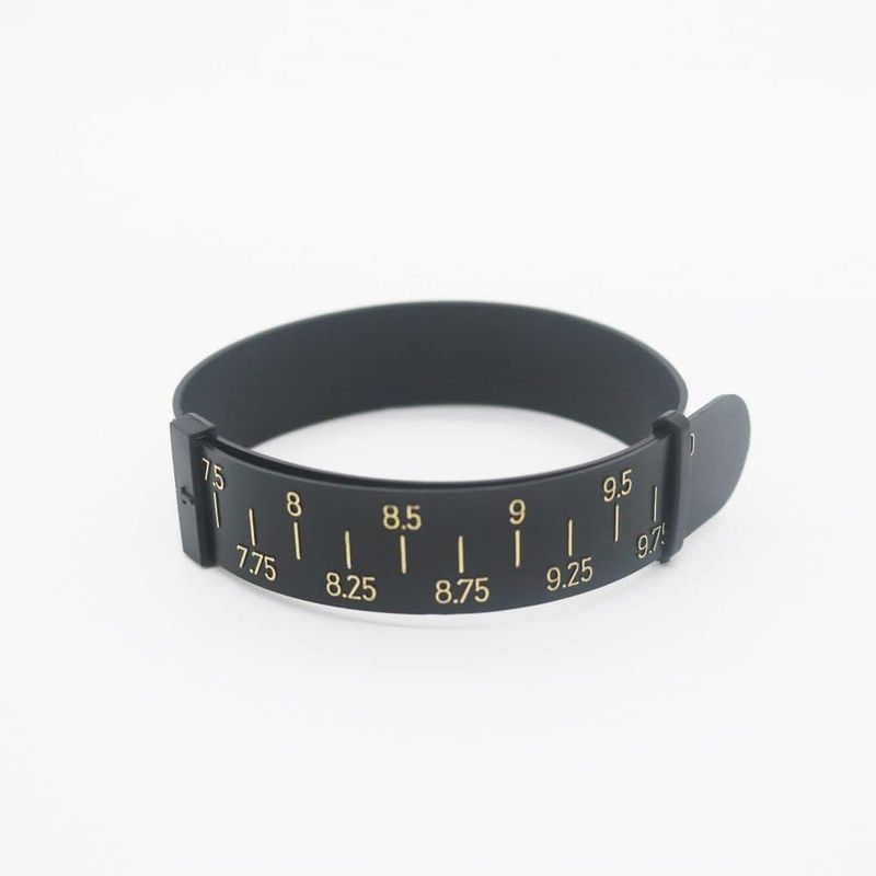 Black Bracelet Gauge Sizer,15-25cm Jewelry Measure Wrist Size Tool ...