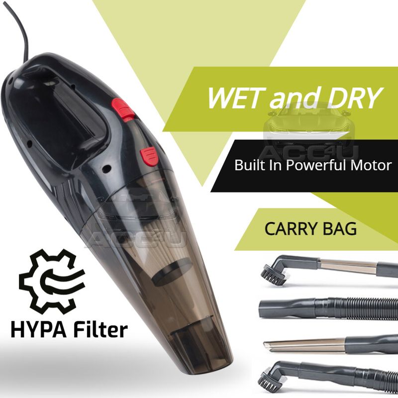 Summit 12v Plug In Car Wet & Dry Handheld Vacuum Cleaner + Carry Bag & Tools - Online ...