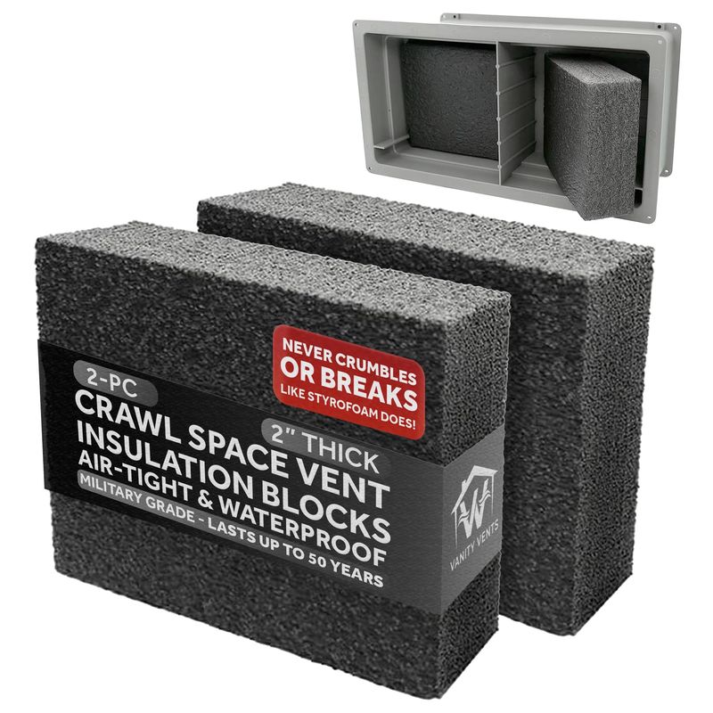 Foam Blocks For Crawl Space Vents