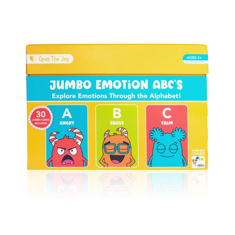 Open The Joy Jumbo ABC Emotion Cards – Emotional Learning Flashcards ...