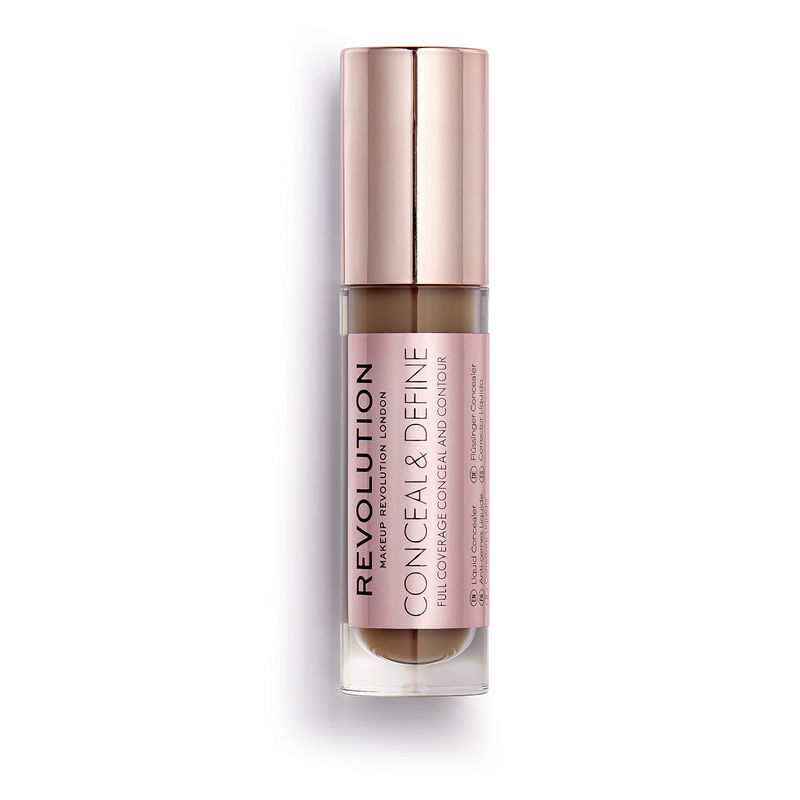 Makeup Revolution Conceal & Define Concealer, Full Coverage Makeup ...
