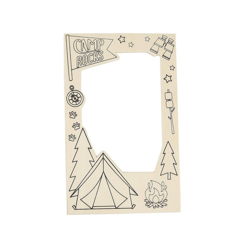 Fun Express CYO Wood Camp Frame with Magnets – Creative DIY Craft Kits ...