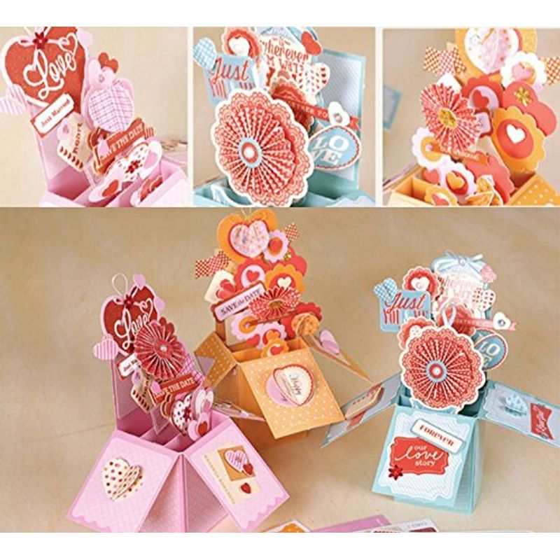 3 Cards in 1 Pack Amazing Card in the box for Greeting Birthday ...
