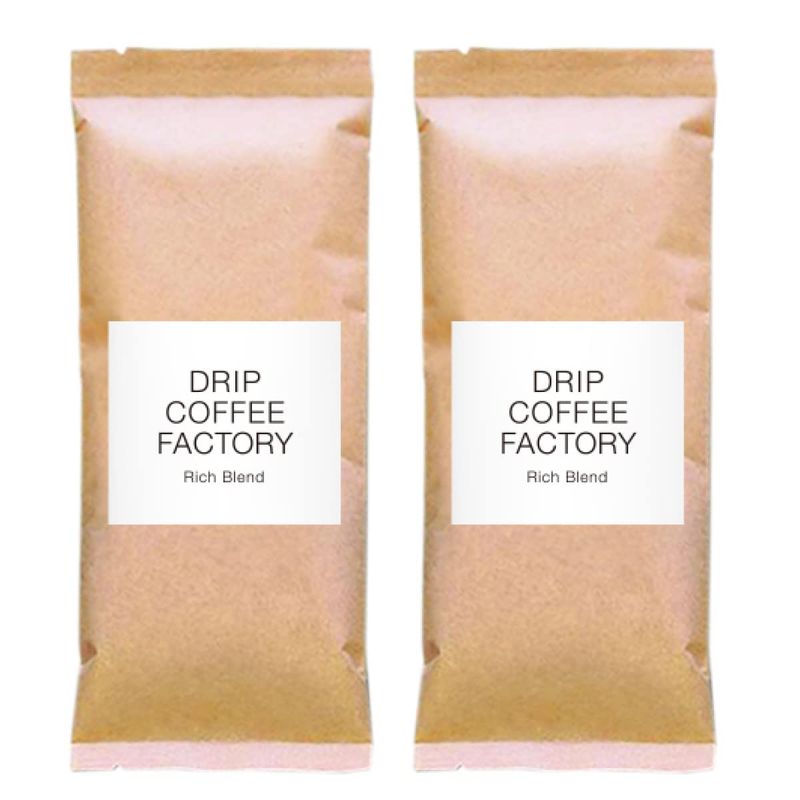 Drip Coffee Factory Rich Blend Coffee (Beans, 14.1 oz (400 g) (200 g x ...