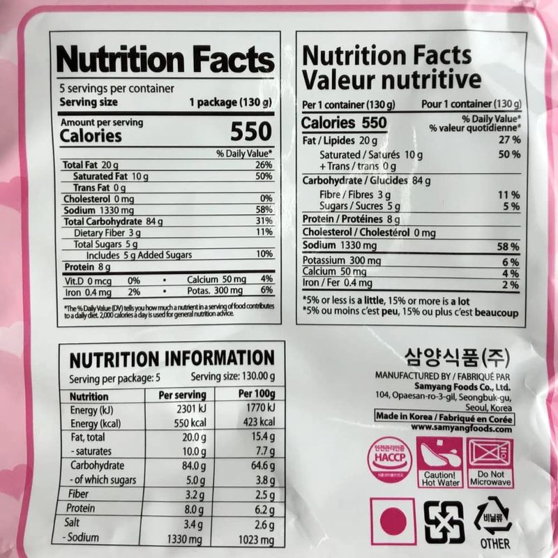 Samyang Hot Chicken Flavour Buldak Ramen Nudeln Carbonara 130g (5 Stück) - Online Marketplace ...