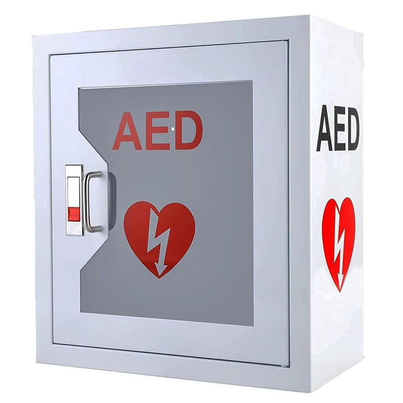 Bxzzuis Storage Cabinet, Defibrillator Storage Cabinet, AED ...