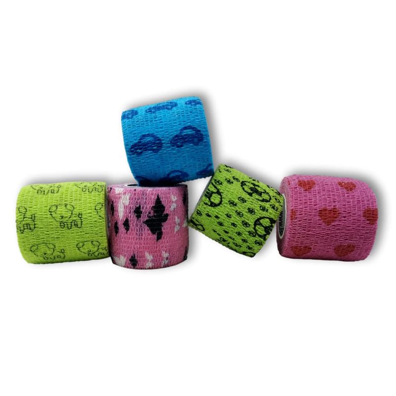 LisaCare Fixierbinde 5cmx4,5m - Set of 5 Colorful With Motifs ...