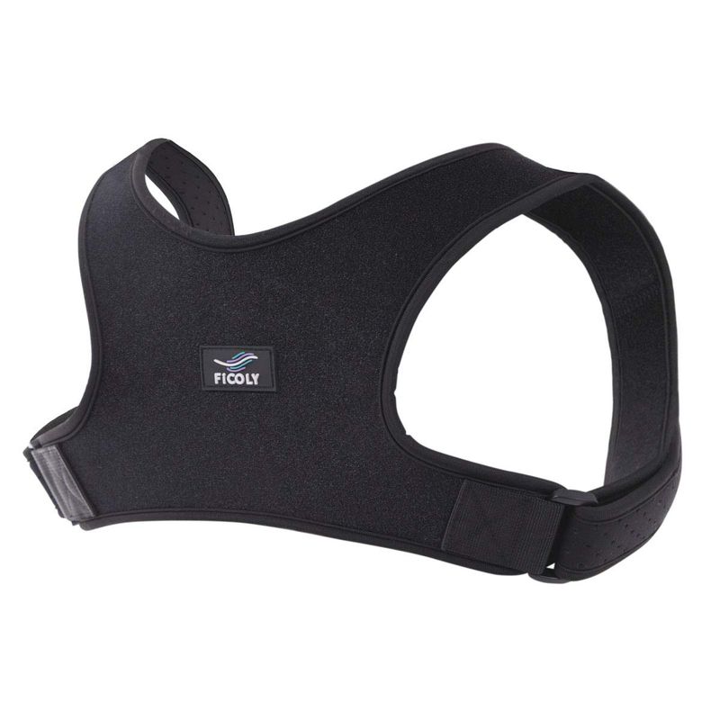 FiCOLY 背中サポーター 姿勢サポーター 背中サポート 通気性 姿勢 肩 サポートベルト FB-1 - EveryMarket