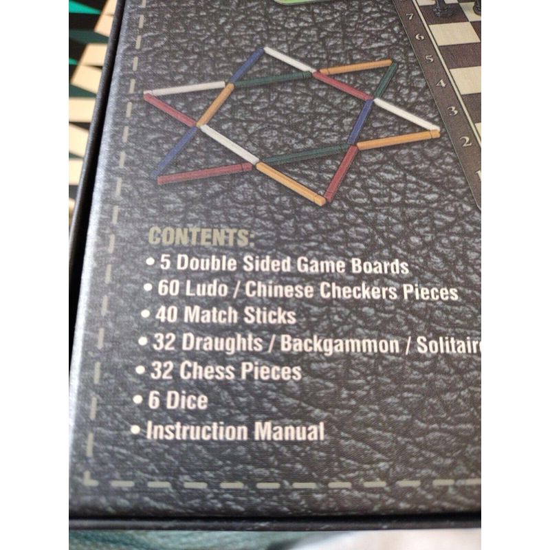 Classic Games Compendium 100 Board Games Dice Games Promotes Hand-Eye ...