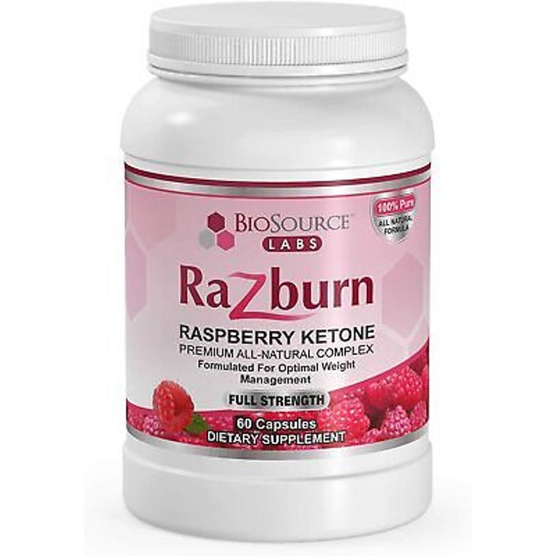 BioSource Labs Razburn – Natural Thermogenic Complex– 60 Vag Caps ...