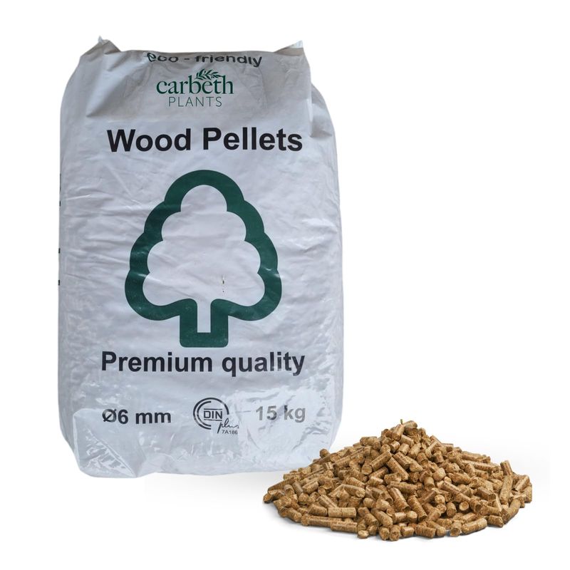 Carbeth Plants - Premium Wood Pellets 15kg Bag - 100% Natural Eco ...