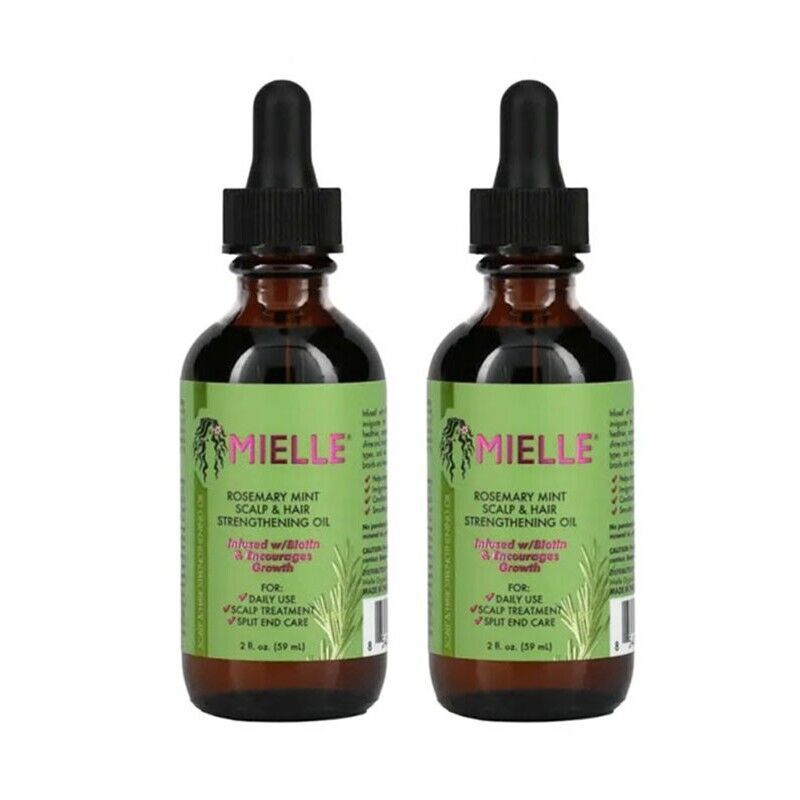 2 Mielle Organics Rosemary Mint Scalp Hair Strengthening Oil for All Hair Types - Online ...