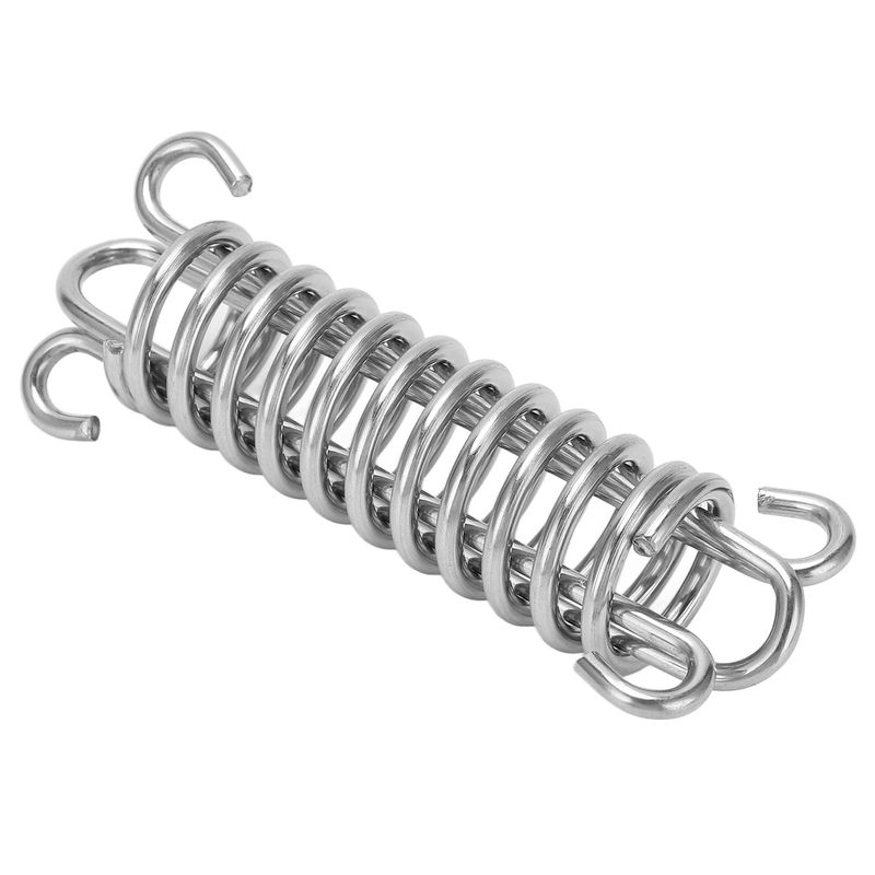 Tissting Spannfeder aus Edelstahl mit Doppelhaken, 113 mm Anlegefeder ...