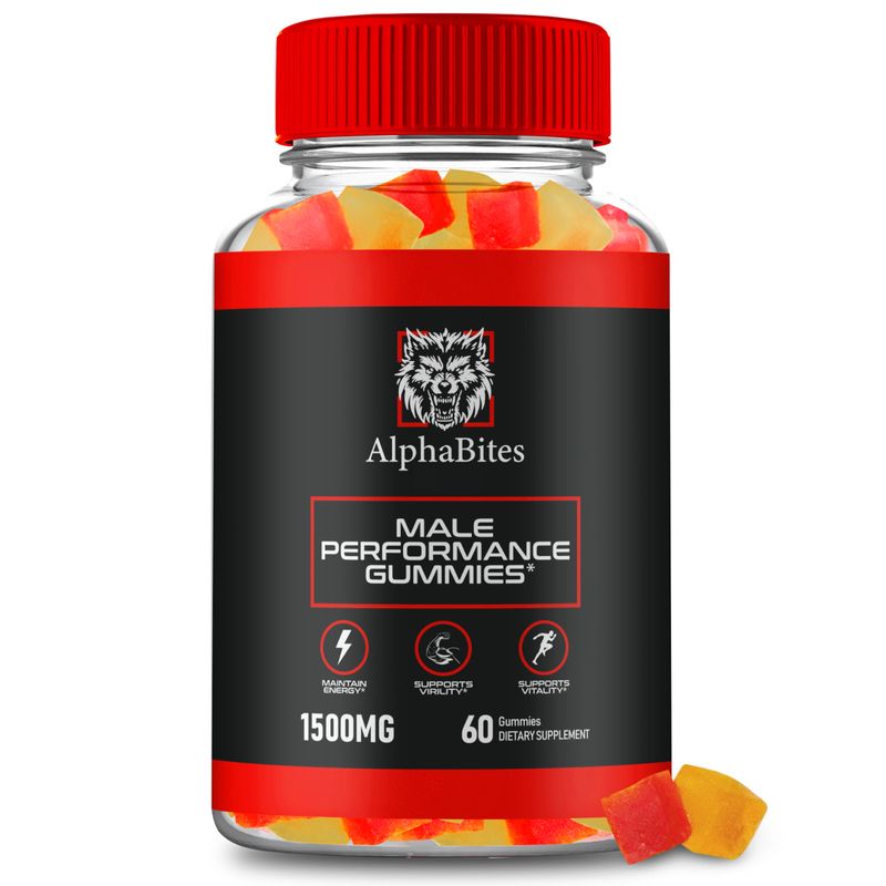 AlphaBites Advanced Men Health Gummies, Alpha Bites Gummy (60 Gummies ...