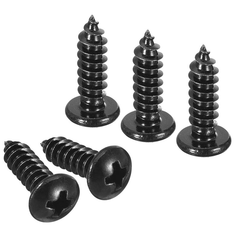 TA-VIGOR 50Pcs Self Tapping Screws, M5 Phillips Pan Head Screw, 16mm ...
