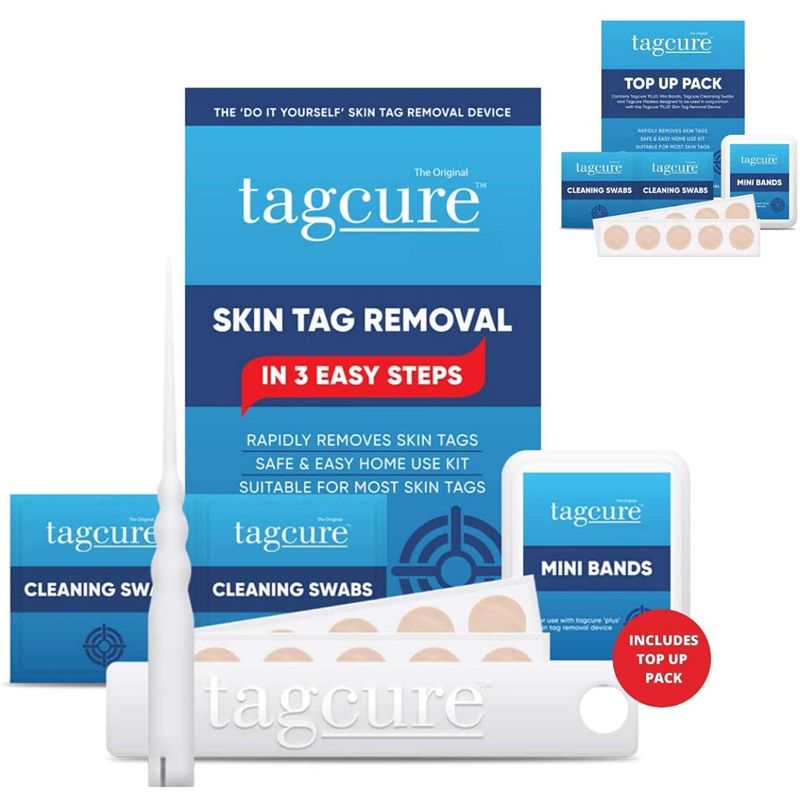 Tagcure Skin Tag Removal Kit For Easy Skin Tag Removal (Includes Skin ...