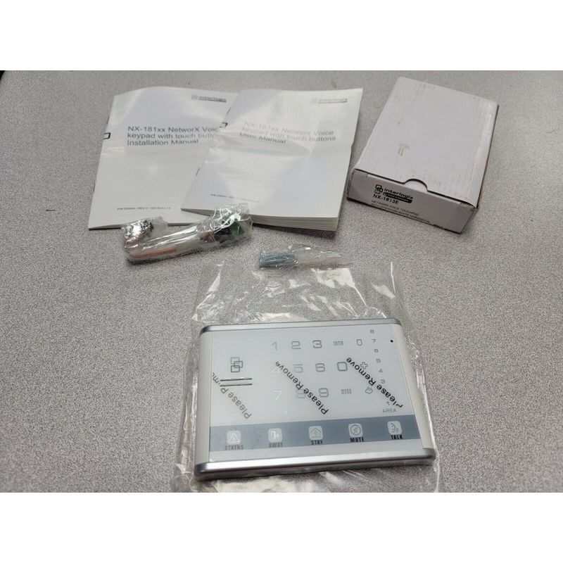 Interlogix GE Security NetworX NX-1813E Touch LED Keypad, Horizontal ...