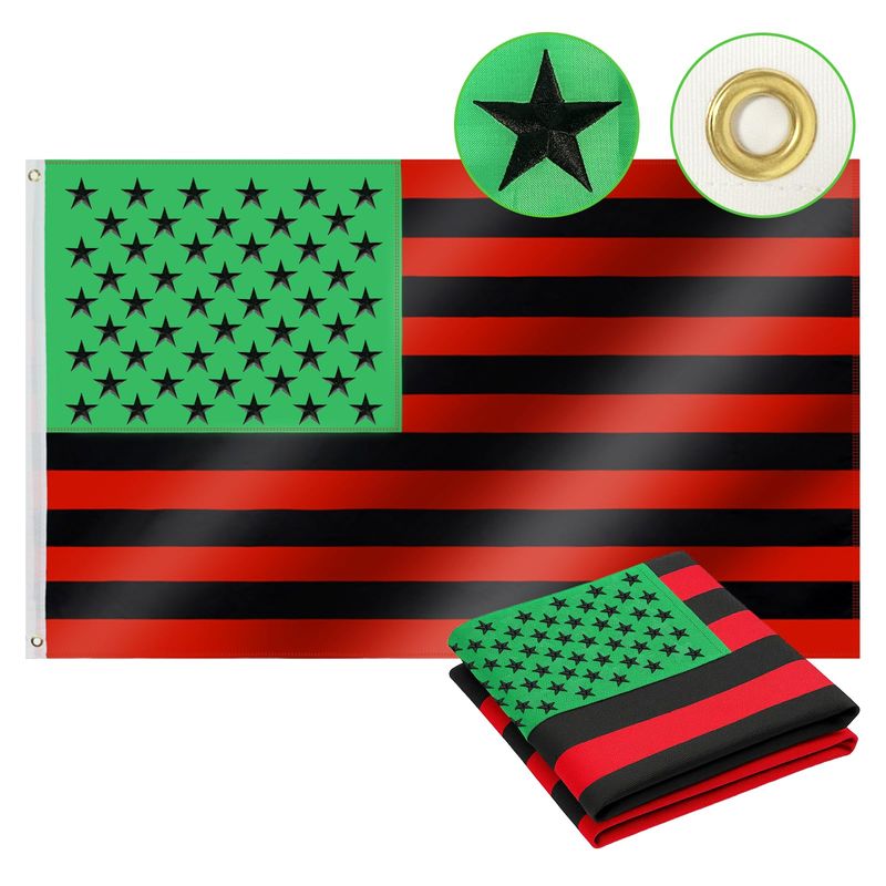 African Liberation Flag 3x5 FT Heavy Duty Outdoor, Double Sided 210D ...